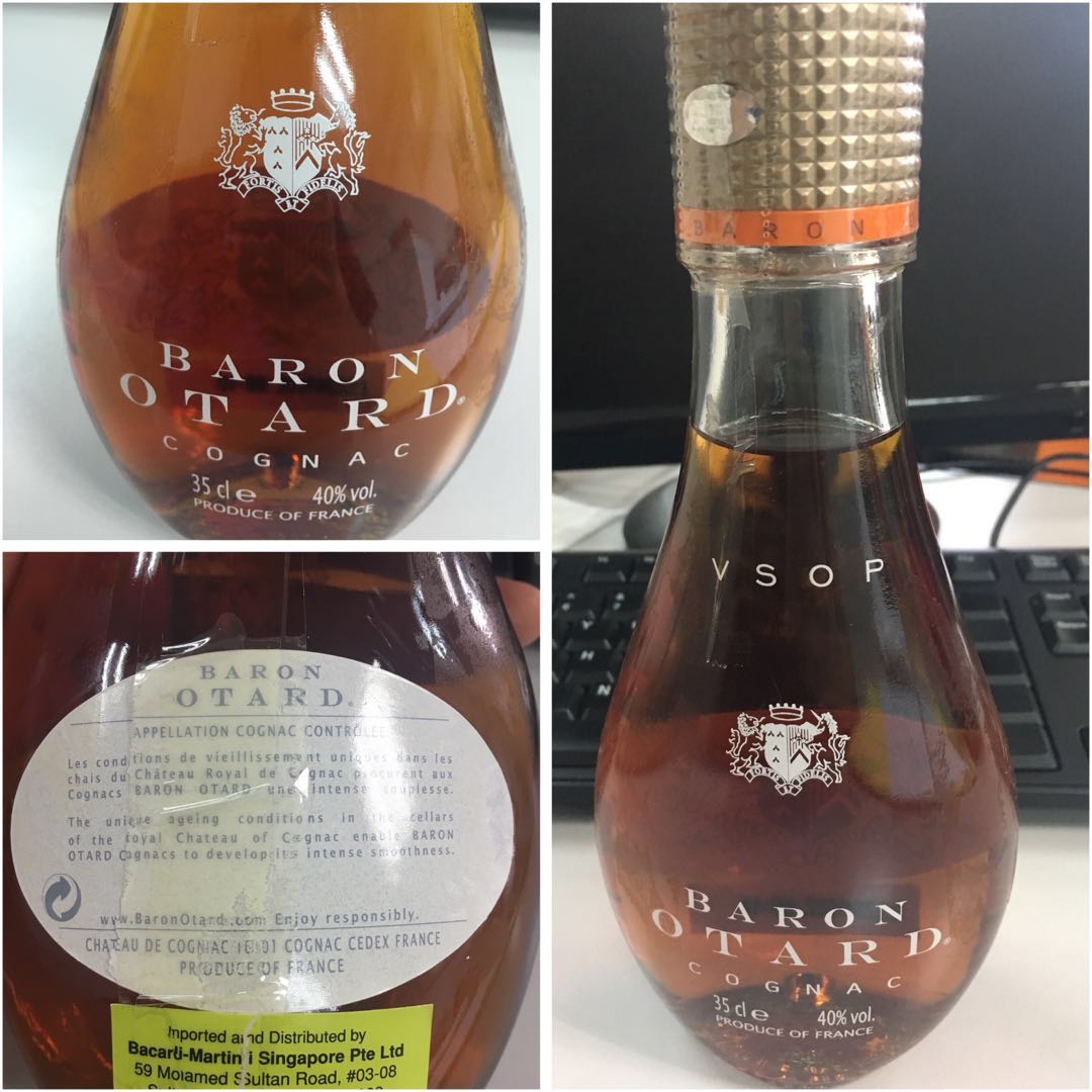 VSOP Baron Otard Cognac 35cL, Food & Drinks, Alcoholic Beverages on ...