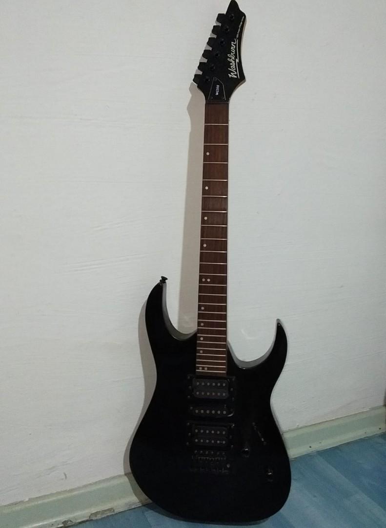 Washburn guitar without string, Music & Media, Music Instruments on ...