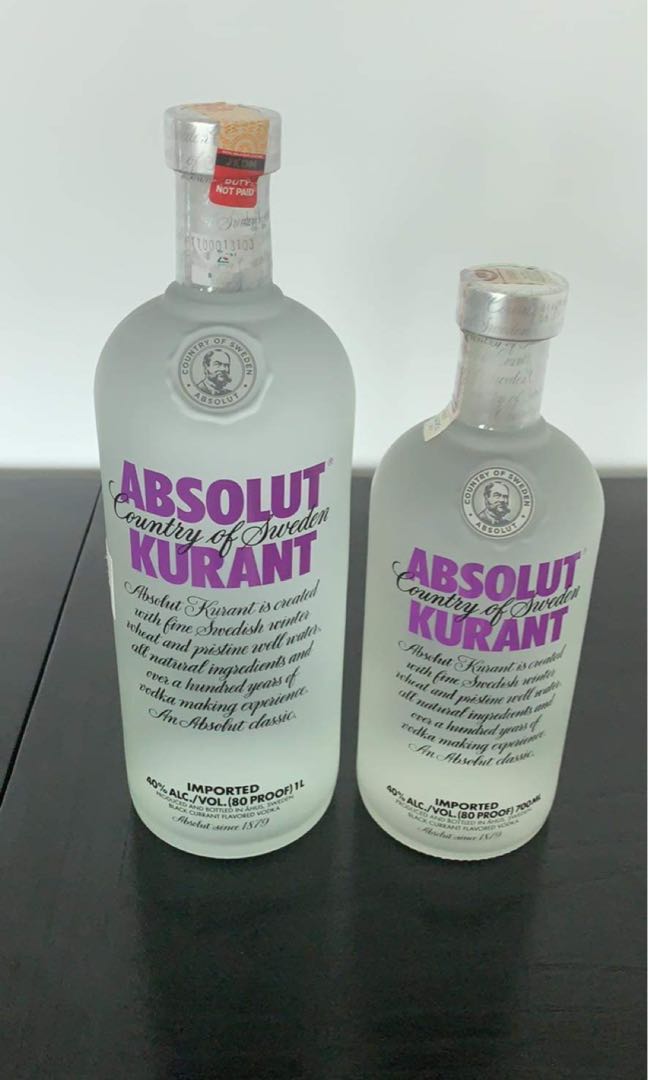 Absolut Vodka, Food & Drinks, Alcoholic Beverages on Carousell