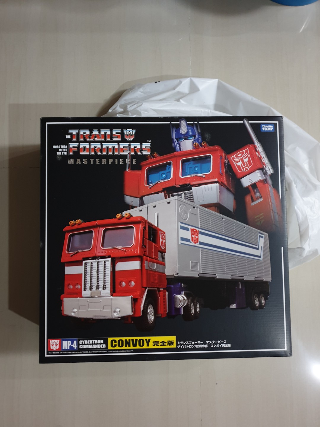 Brand New MIB Takara Tomy Transformer Masterpiece MP-4 Optimus Prime ...