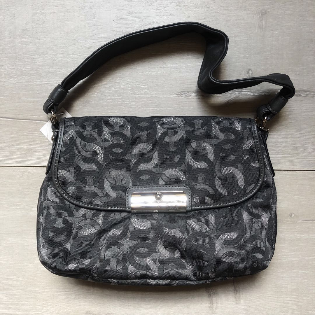 Coach Kristin Chain Link Top Handle Bag #46370, Women's Fashion, Bags ...