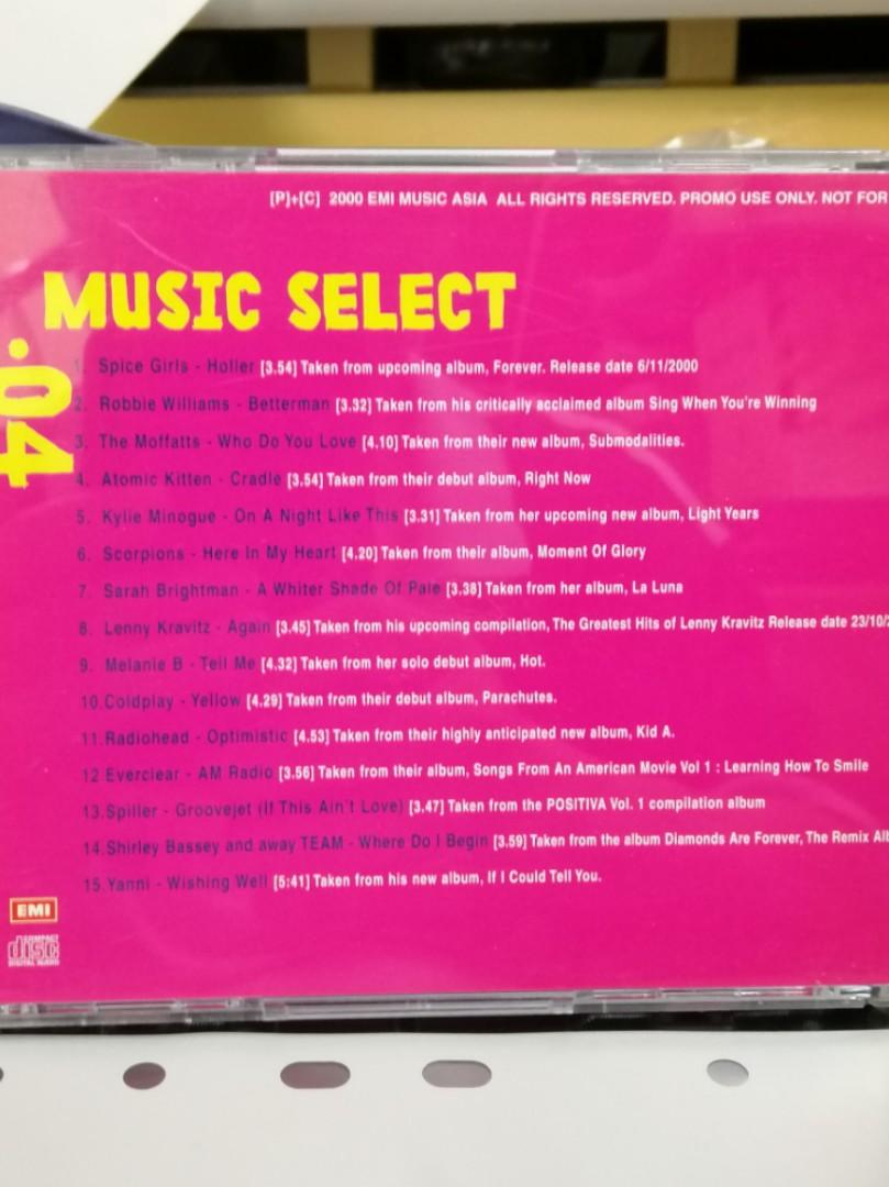 EMI channel 2000 CD sampler music select 04, Hobbies & Toys, Music & Media, CDs & DVDs on Carousell