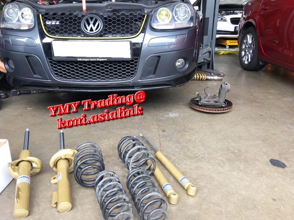Golf Mk5 GTI in the house to replace existing Coilover set back to ...