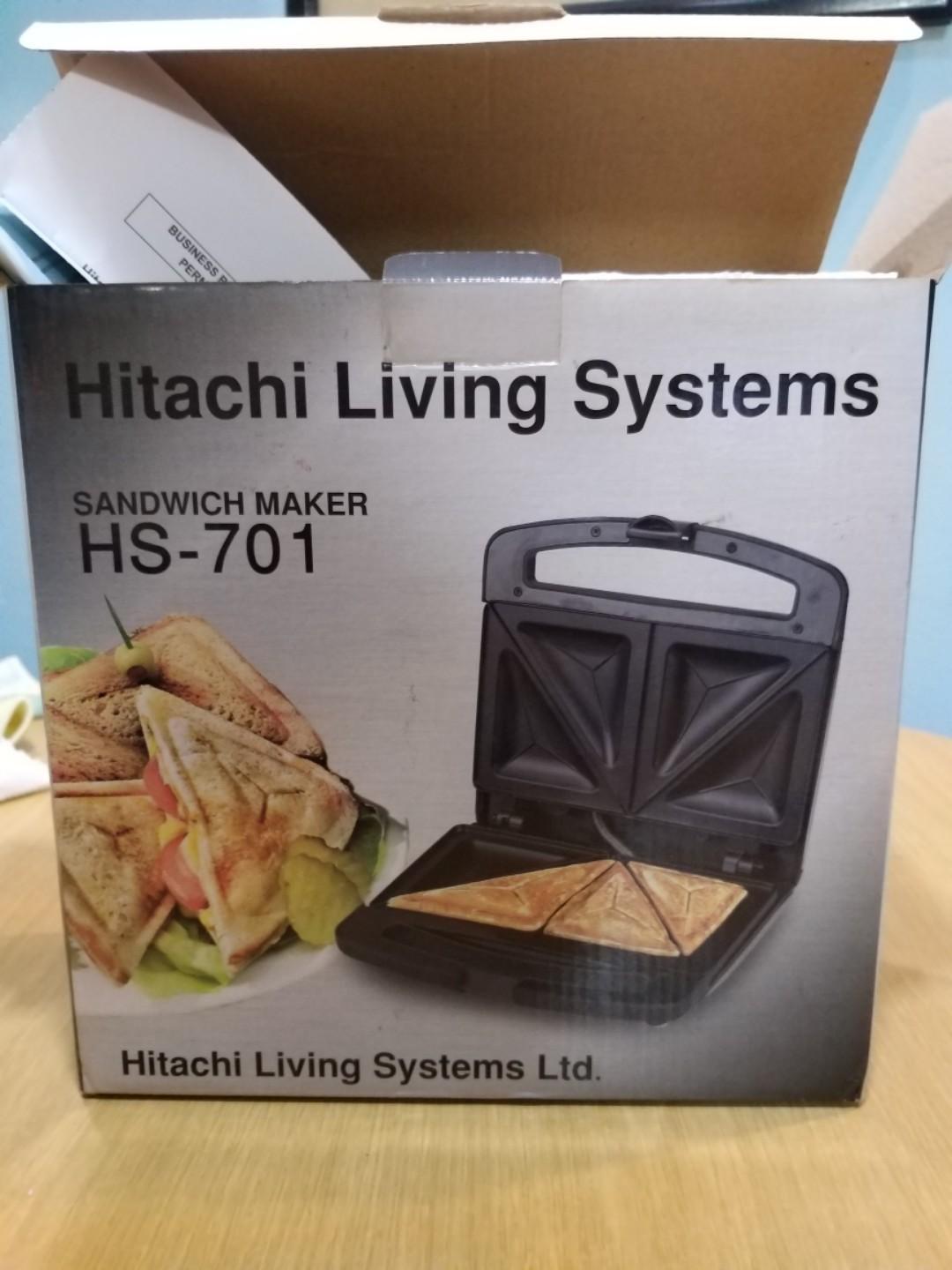 Hitachi Sandwich Maker HS-701, TV & Home Appliances, Kitchen Appliances ...