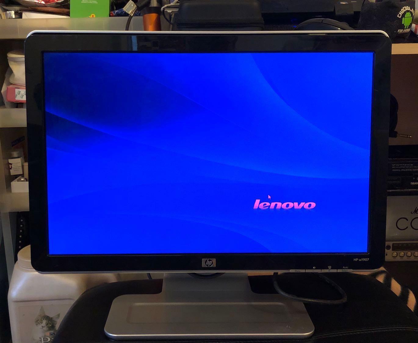 HP w1907 19吋 LCD Monitor for computer, 電腦＆科技, 電腦周邊及配件, 電子屏幕 - Carousell
