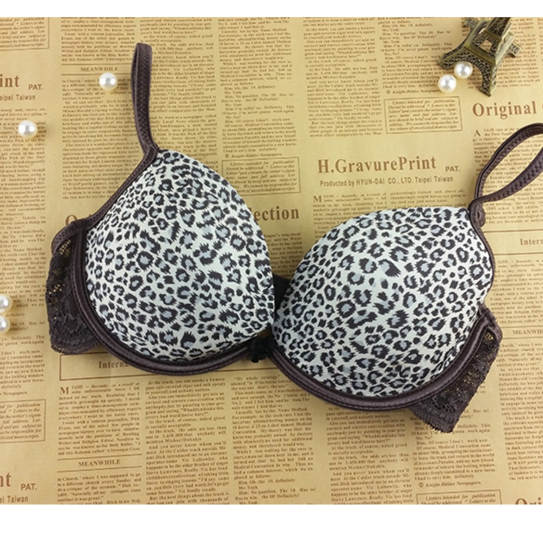 Leopard Print Bra (New), Women's Fashion, New Undergarments ...