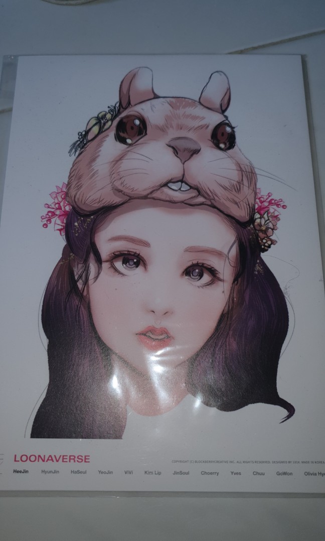 Loona LOONAVERSE Illust poster set, Hobbies & Toys, Memorabilia & Collectibles, K-Wave on Carousell