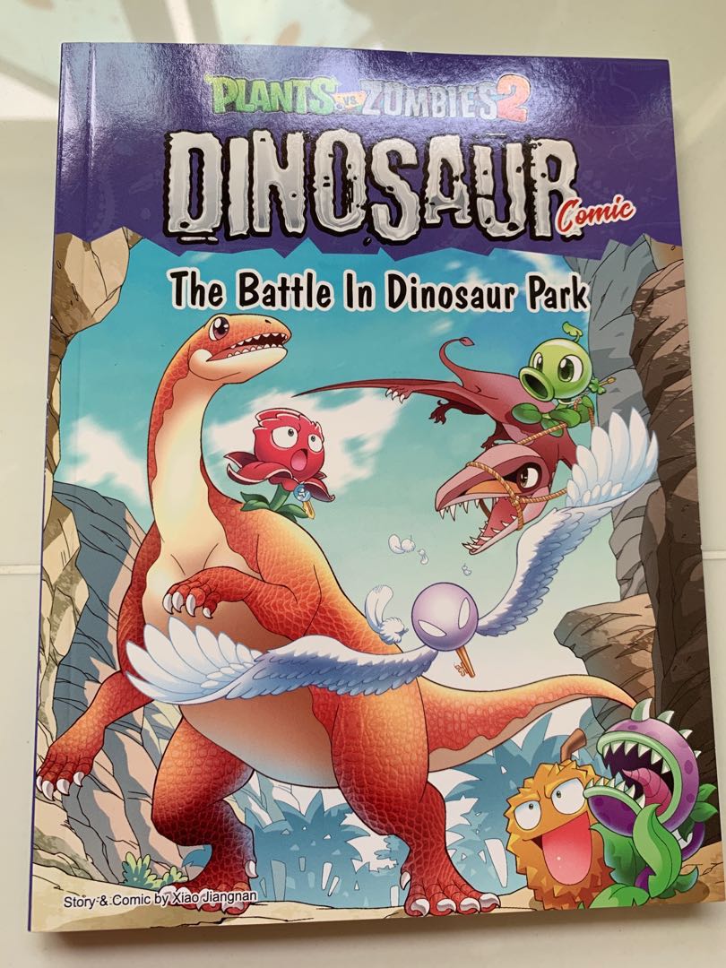 Plants vs Zombies 2 Dinosaur Comic - The Battle In Dinosaur Park, Hobbies & Toys, Books ...
