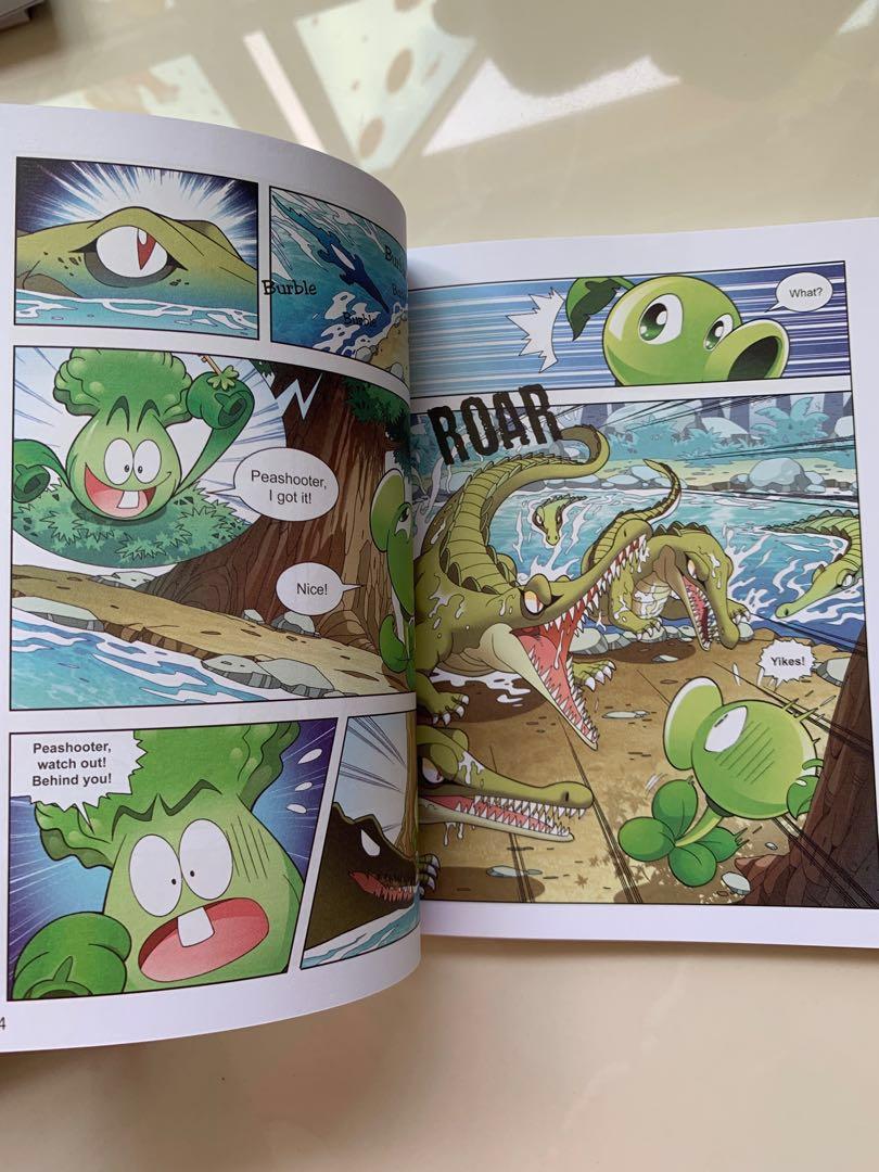 Plants vs Zombies 2 Dinosaur Comic - The Battle In Dinosaur Park, Hobbies & Toys, Books ...