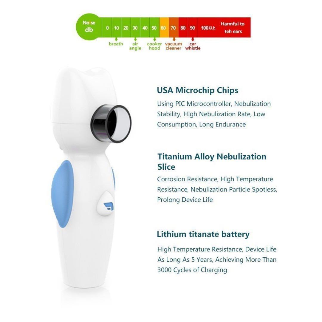Portable Mesh Steam Inhaler for Kids with Rechargeable Batteries Air ...