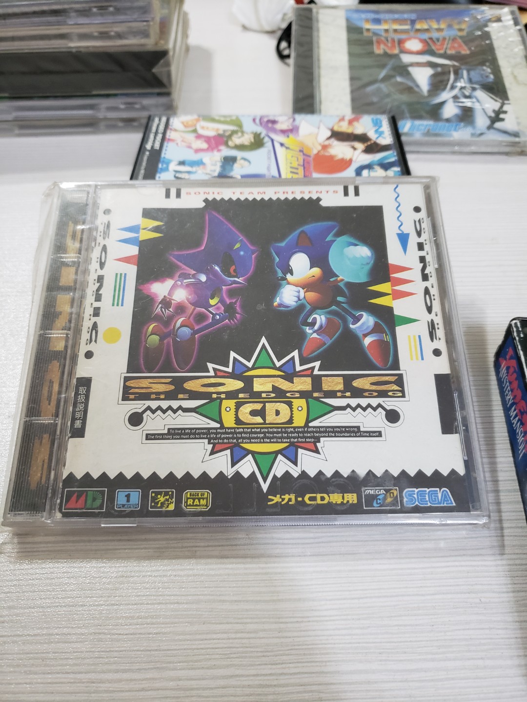 SEGA Mega-CD Sonic the Hedgehog CD, 電子遊戲, 遊戲機配件, 遊戲禮物卡及帳戶 - Carousell