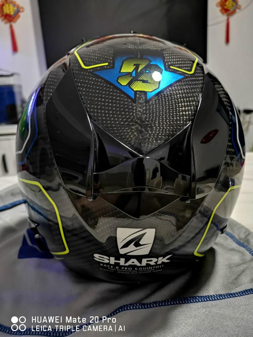 Shark Race-R Pro Carbon Guintoli Replica helmet, Motorcycles ...