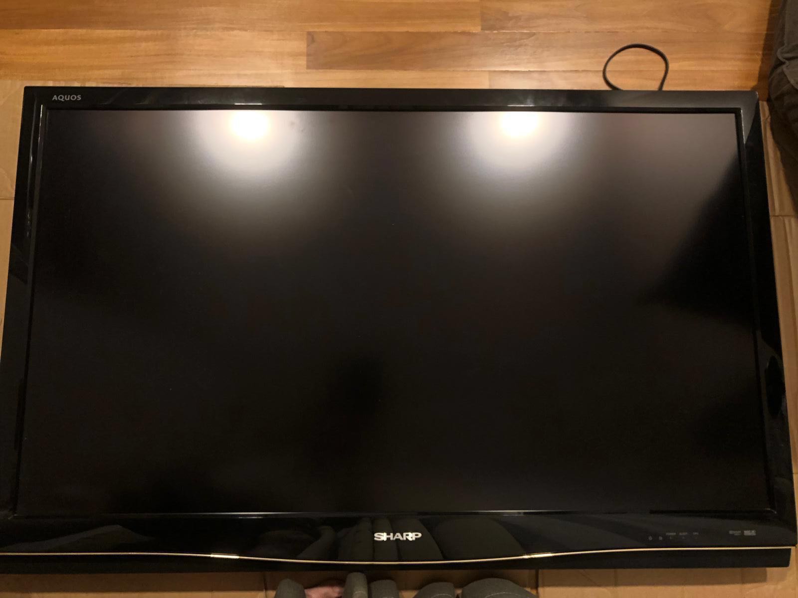 Sharp 46” LCD with wall bracket, TV & Home Appliances, TV & Entertainment, TV Parts ...