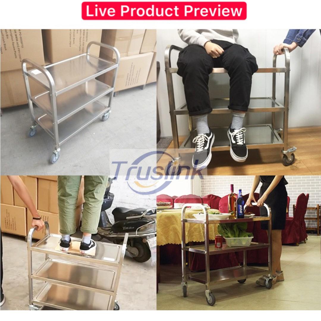 Stainless Steel Trolley Kitchen Serving Kitchen Appliance Stainless ...