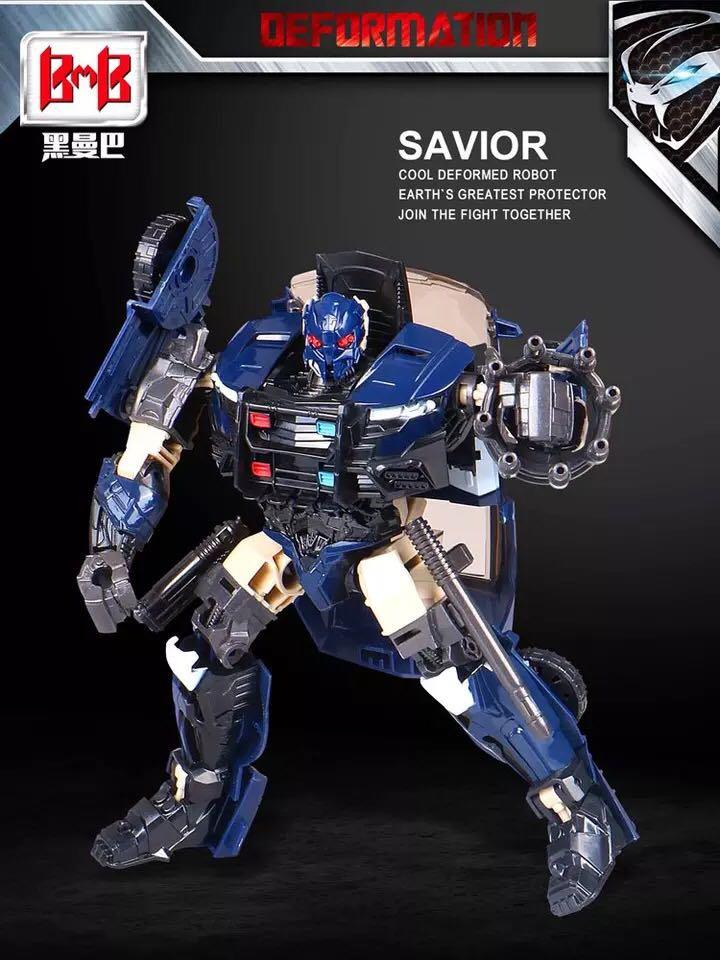 Transformers Black Mamba BMB - Savior (aka Upsized Barricade) (MISB ...