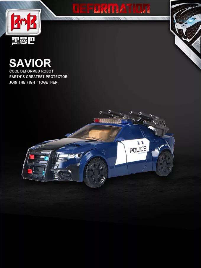 Transformers Black Mamba BMB - Savior (aka Upsized Barricade) (MISB ...