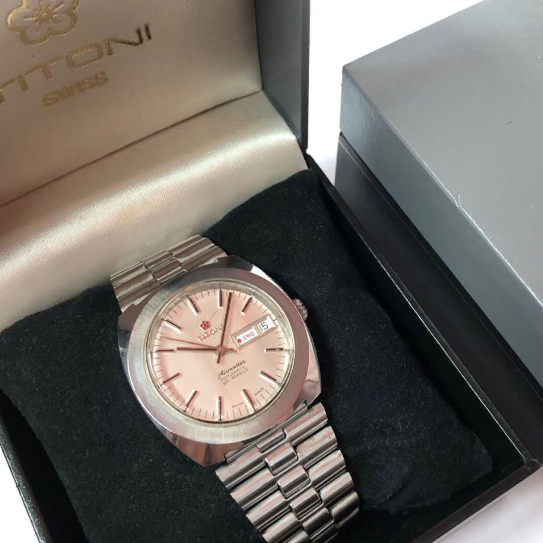 VINTAGE TITONI AIRMASTER ROTOMATIC WATCH, Men's Fashion, Watches & Accessories, Watches on Carousell