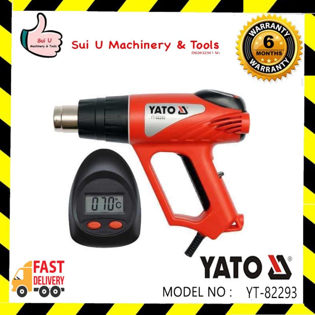 Yato YT-82293 Digital Hot Air Gun with Accessories 2000w, Health ...