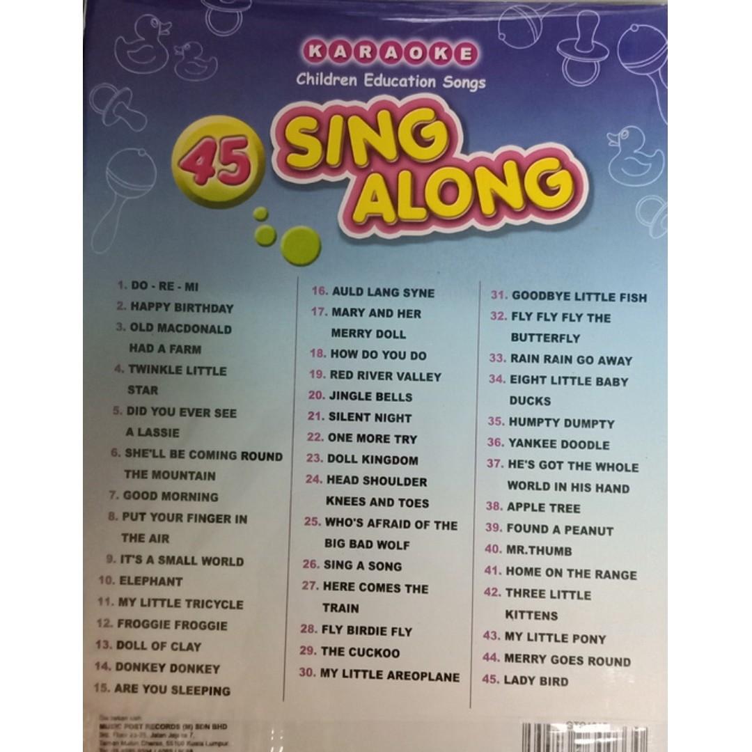 45 Sing Along VCD, Hobbies & Toys, Music & Media, CDs & DVDs on Carousell