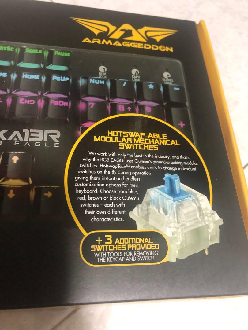 Armaggeddon Keyboard MKA13R, Computers & Tech, Parts & Accessories ...