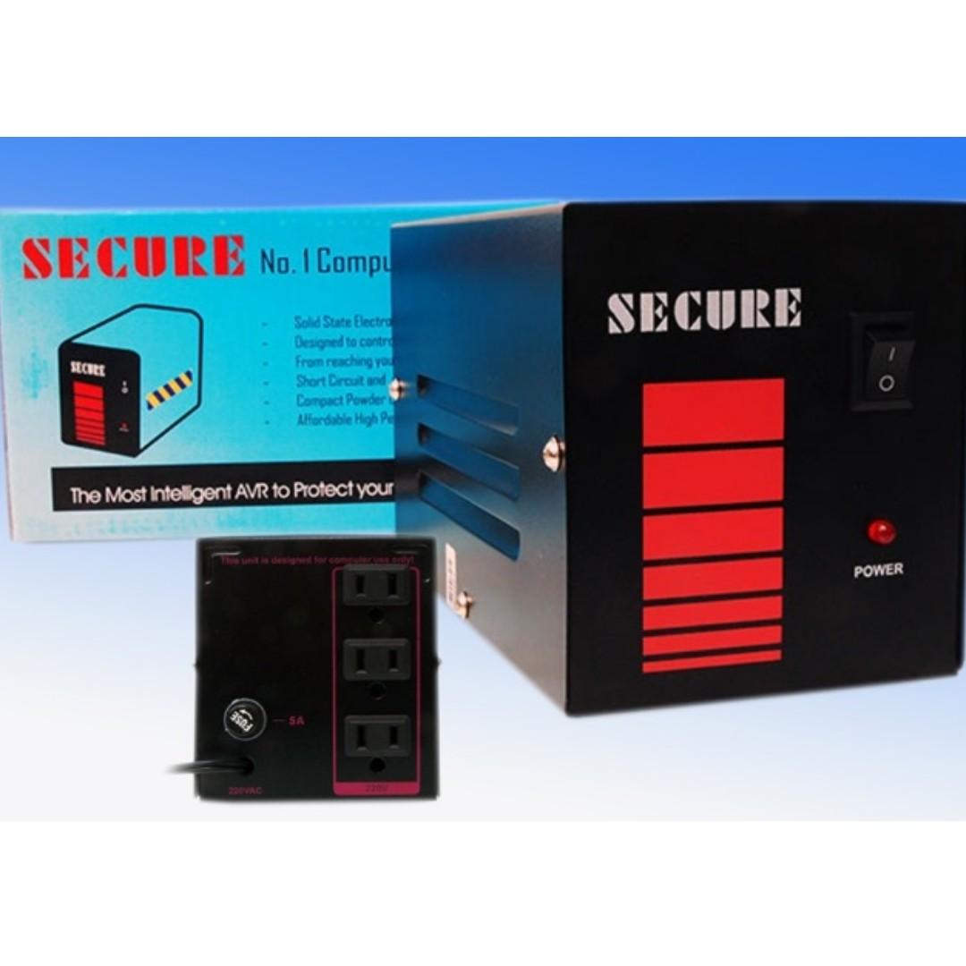 AVR Secure High Performance 220v 3 Socket Automatic Voltage regulator ...