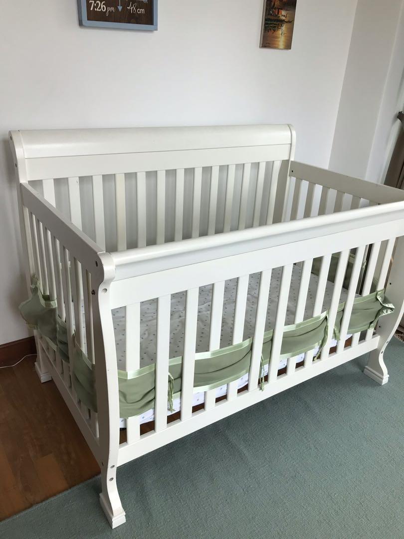 Baby cot and cabinet, Babies & Kids, Baby Nursery & Kids Furniture ...
