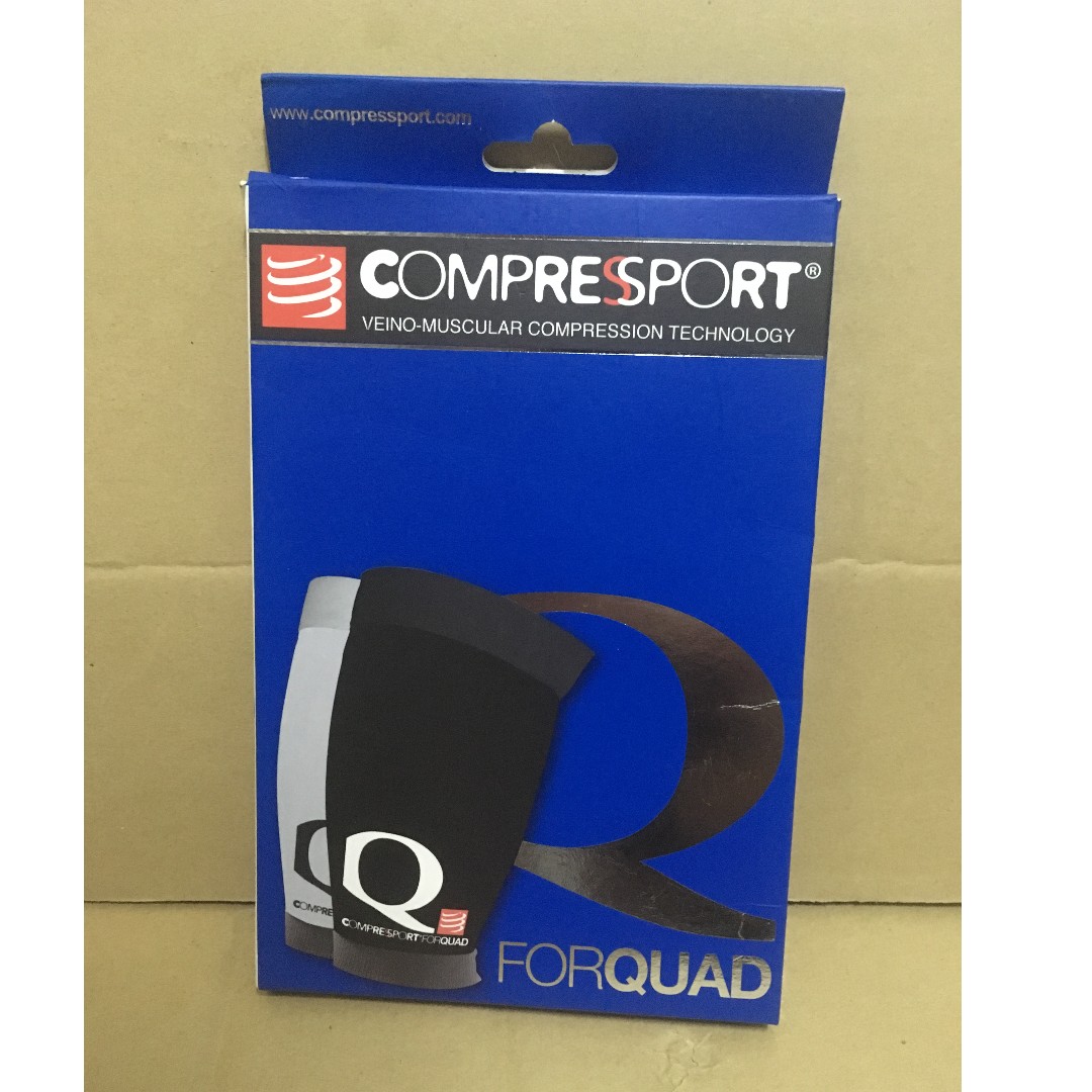 *BNIB Compressport Quad (T3-Blue), Sports Equipment, Sports & Games ...