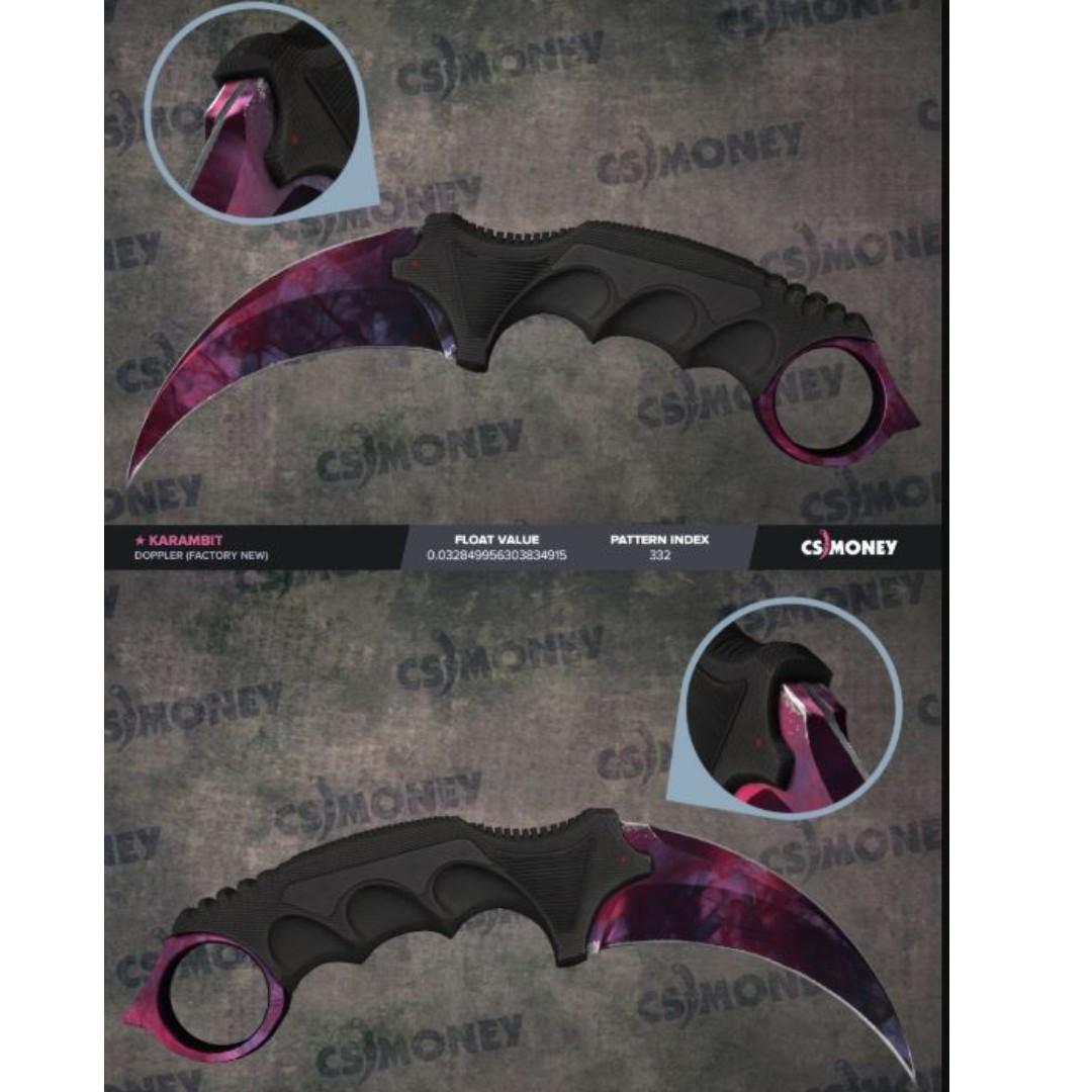 CSGO Karambit Doppler P2 (FN), Video Gaming, Gaming Accessories, Game Gift Cards & Accounts on ...