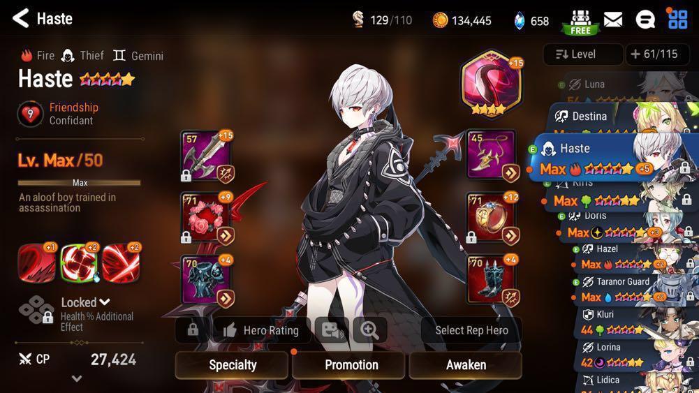 Epic seven Luna Account, Video Gaming, Gaming Accessories, Game Gift ...