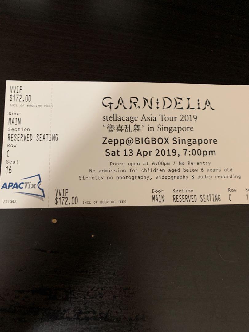Garnidelia VVip concert ticket, Tickets & Vouchers, Event Tickets on ...