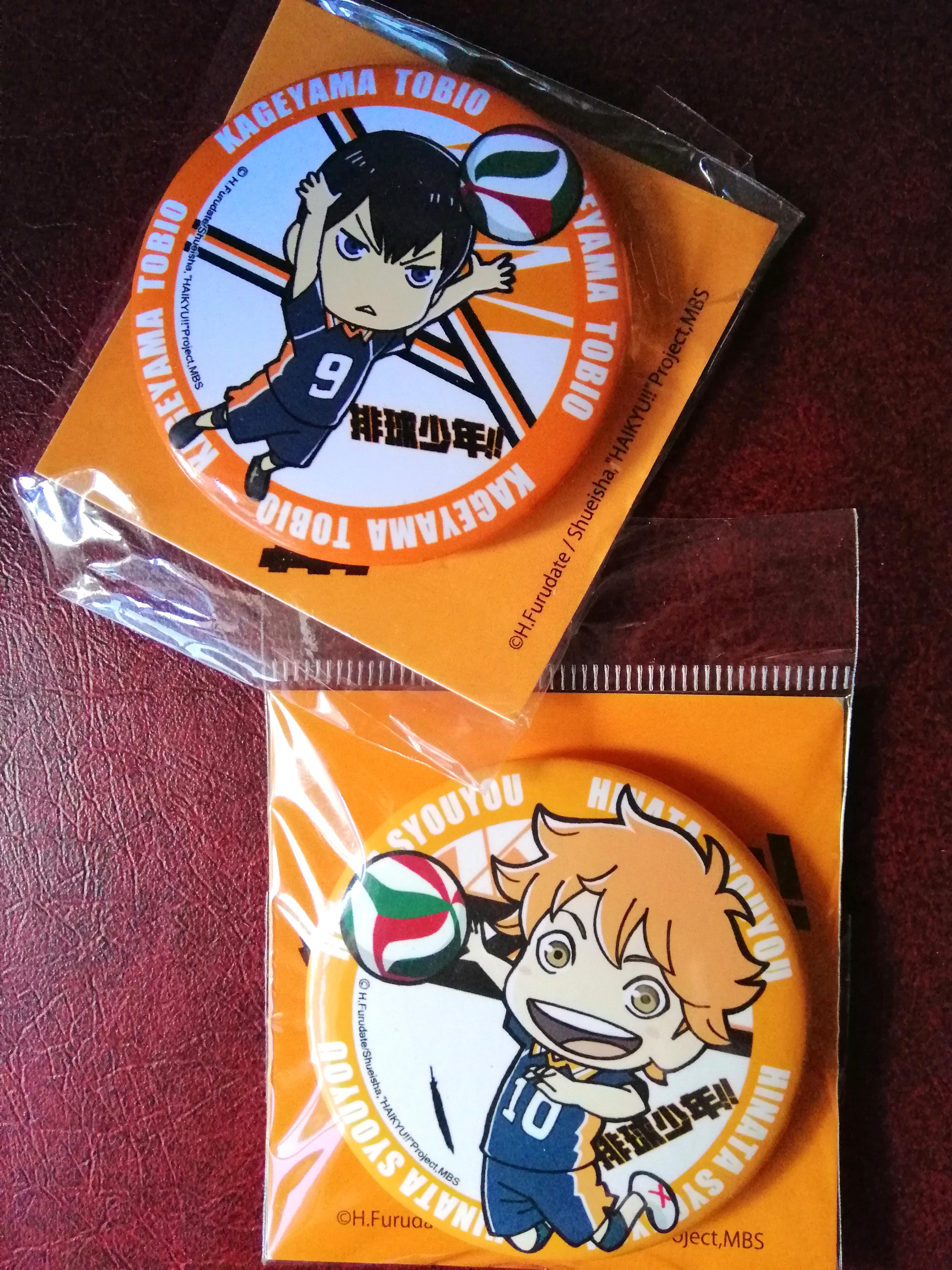 Haikyuu Badges, Hobbies & Toys, Memorabilia & Collectibles, Fan ...