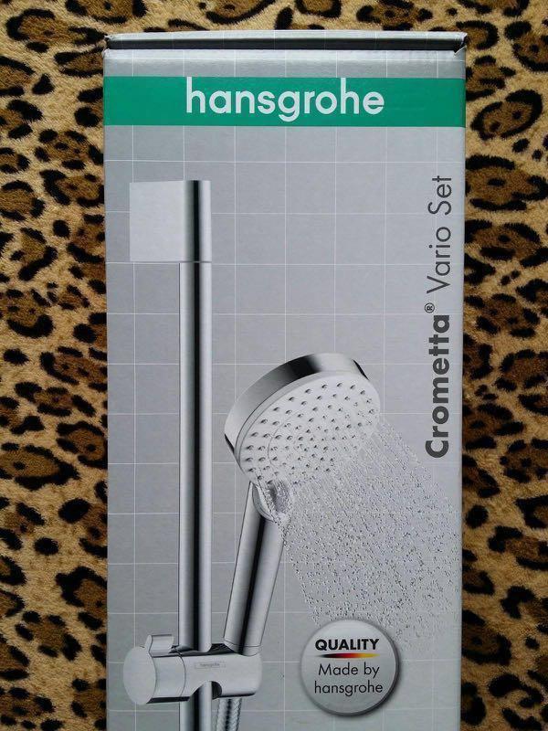 【現貨】 Hansgrohe 兩速按摩花灑頭(100mm大頭)花灑柱組合 #26532400 德國製造, 傢俬＆家居, 浴室、廚房用品配件 ...