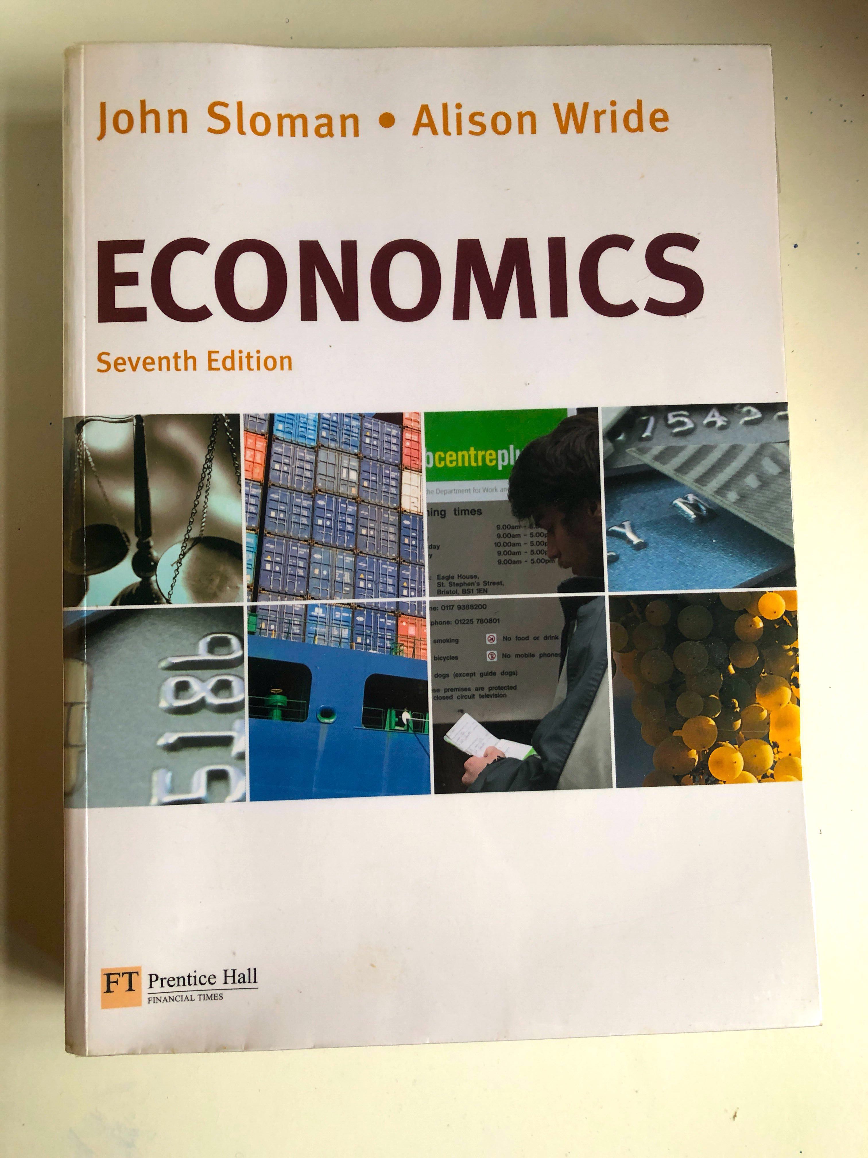 John Sloman / Alison Wride Economics Textbook, Hobbies & Toys, Books ...