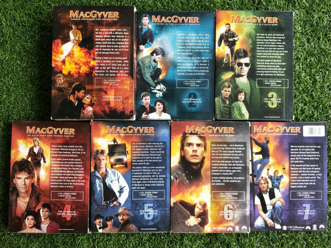 MacGyver DVDs - the complete series: Seasons 1 to 7, Hobbies & Toys ...