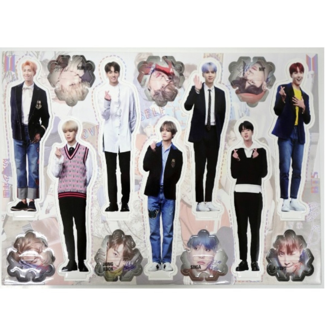 [New] Made in Korea BTS Standee Set / Jin Jungkook V Jimin Suga RM J ...