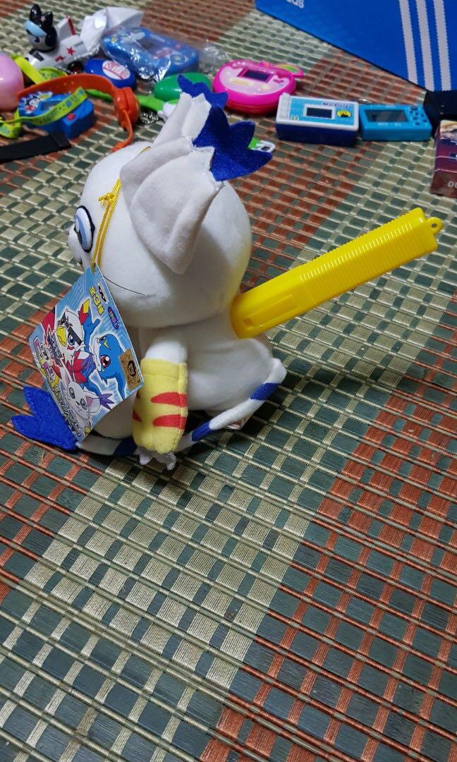 original cute gatomon digimon plushie hammer toy, Hobbies & Toys, Toys ...