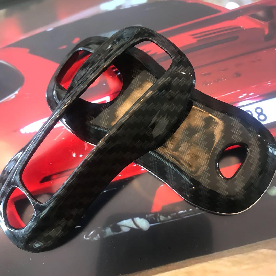 Porsche carbon design key cover for latest Porsche car Key cayenne ...