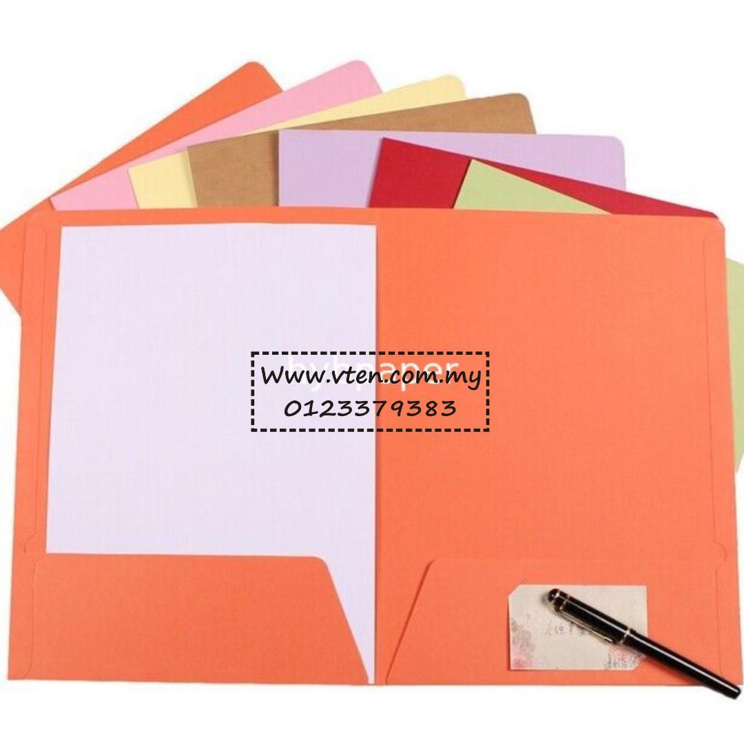 [Pre-Order] Custom made A4 Paper Folder Document Twin Pocket File ...