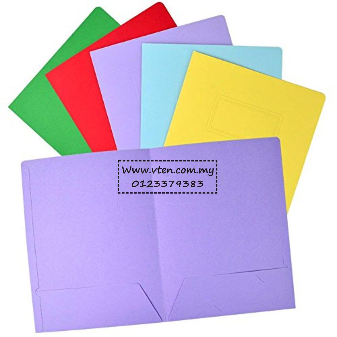 [Pre-Order] Custom made A4 Paper Folder Document Twin Pocket File ...