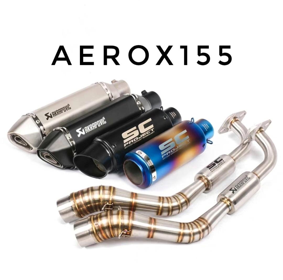 AEROX155 Exhaust Full System, Motorcycles, Motorcycle Accessories on ...