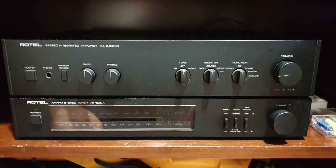 Rotel Amplifier and Tuner, Audio, Other Audio Equipment on Carousell