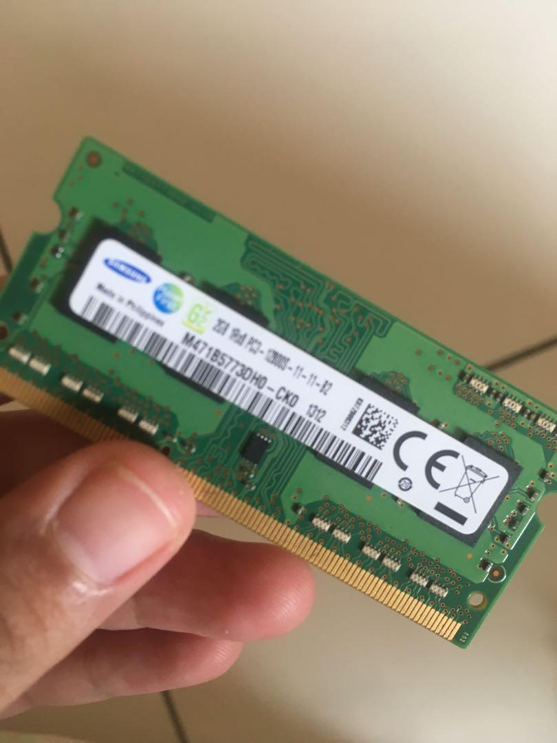 Samsung 2GB DDR3 RAM, Computers & Tech, Parts & Accessories, Computer ...