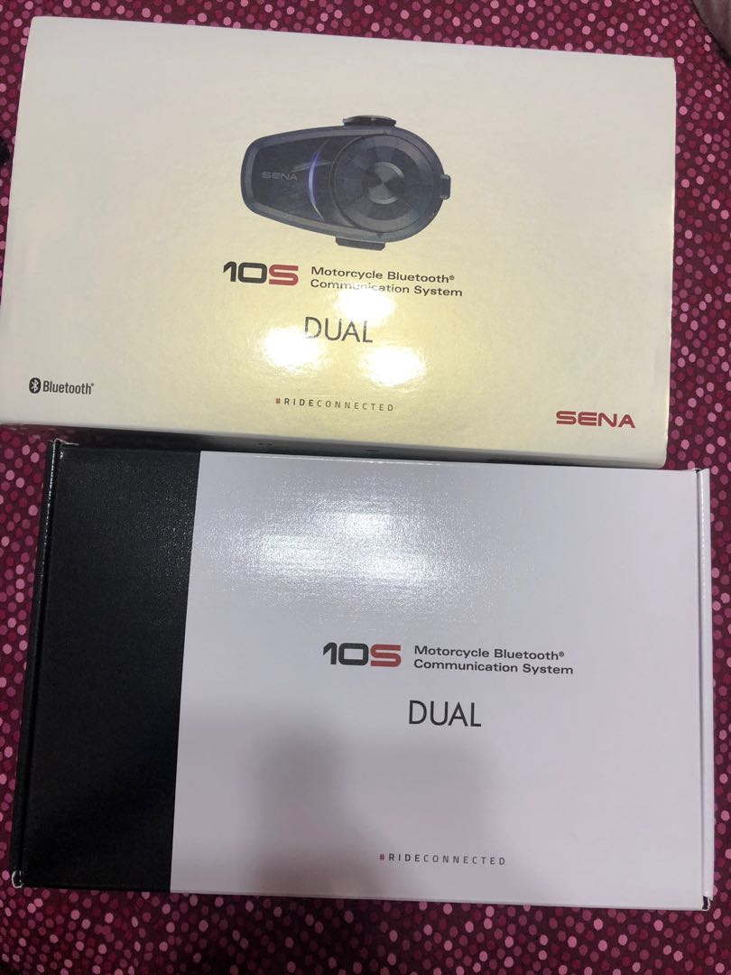 SENA 10S Bluetooth Comms System, Motorcycles, Motorcycle Accessories on ...