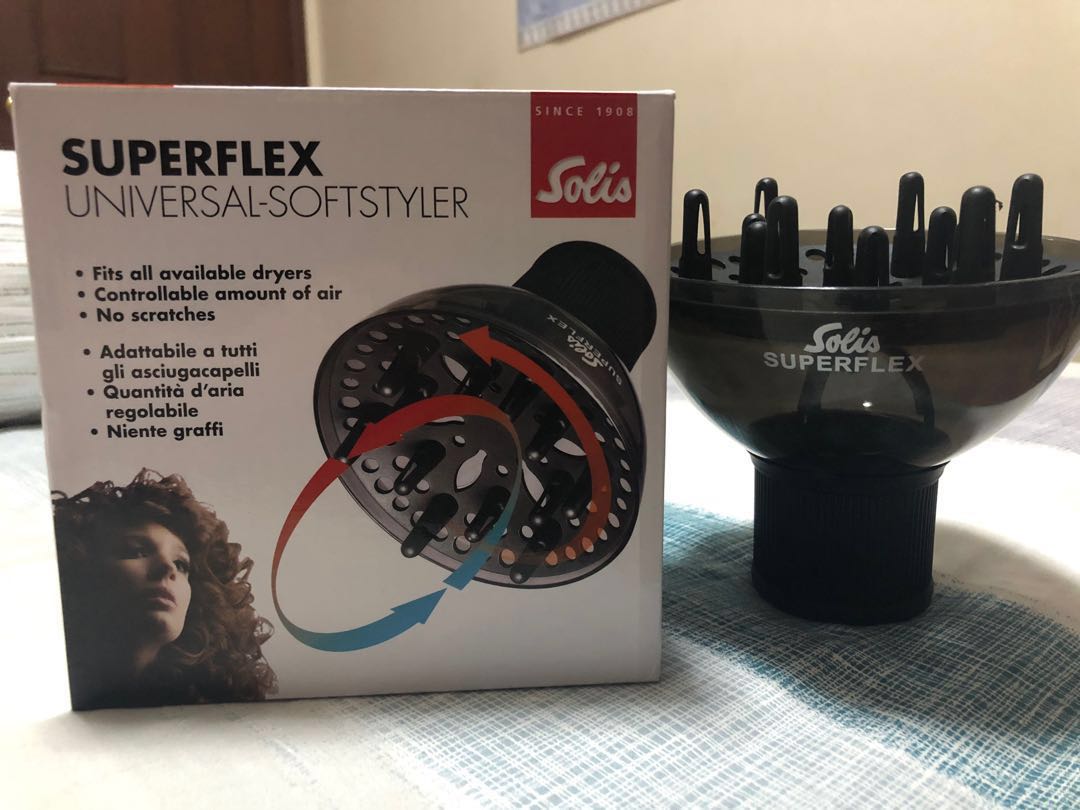 Solis Superflex Softstyler Diffuser, Beauty & Personal Care, Hair on ...