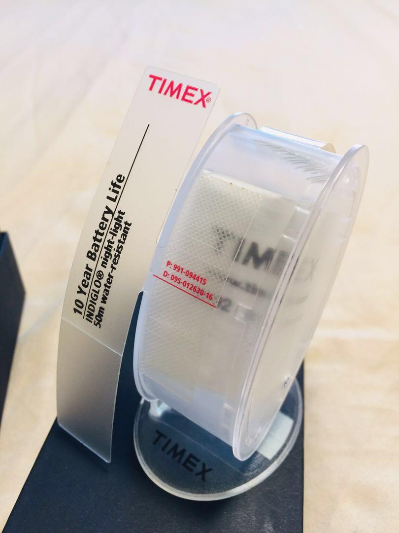 Timex Watch - Indiglo Night Light WR50 with 10 year Battery Life ...