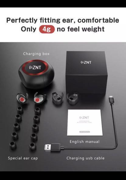 ZNT AIRFIT PRO EVOLUTION WIRELESS EARBUDS, Audio, Earphones on Carousell