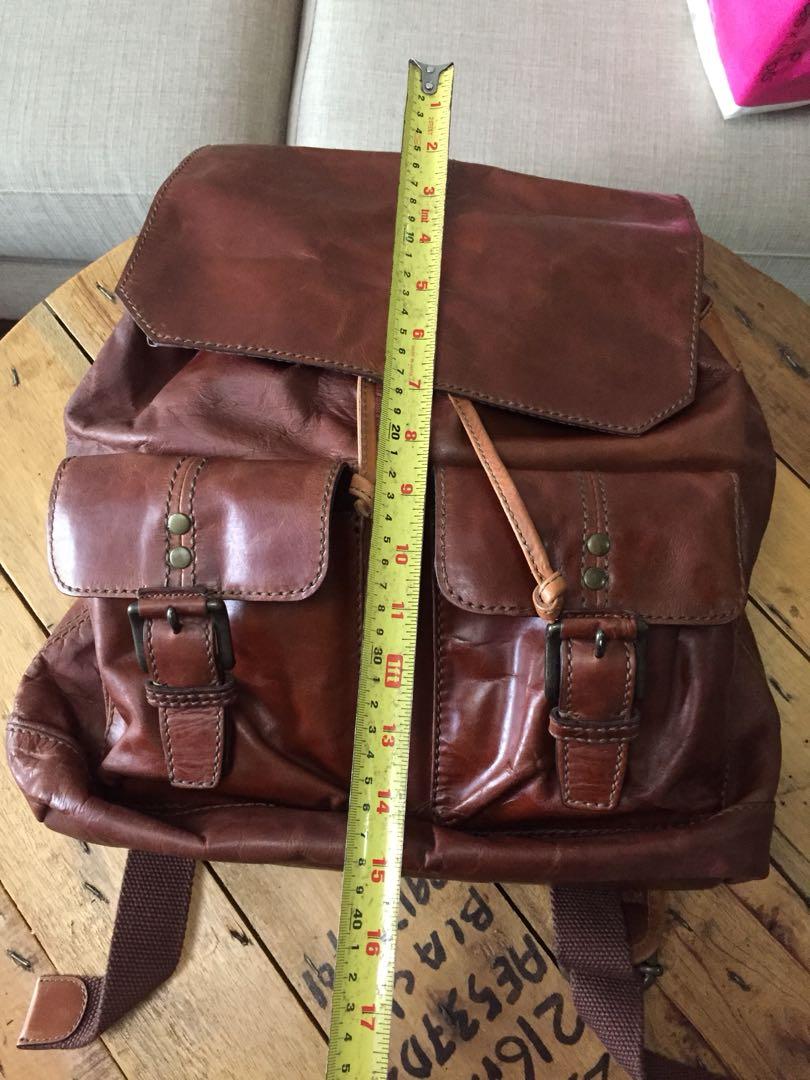 Fossil Genuine Leather Backpack, Men's Fashion, Bags, Backpacks on ...