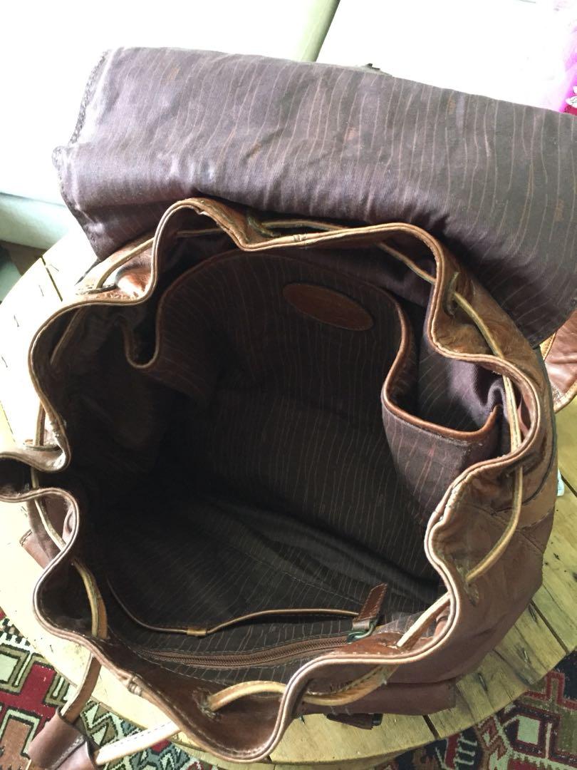 Fossil Genuine Leather Backpack, Men's Fashion, Bags, Backpacks on ...