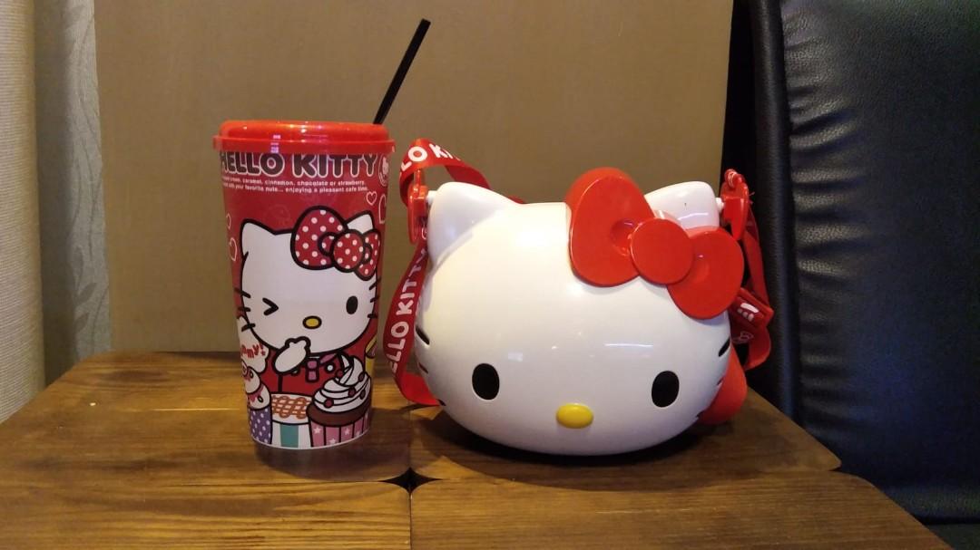 Hello Kitty Popcorn Container Set, Everything Else on Carousell