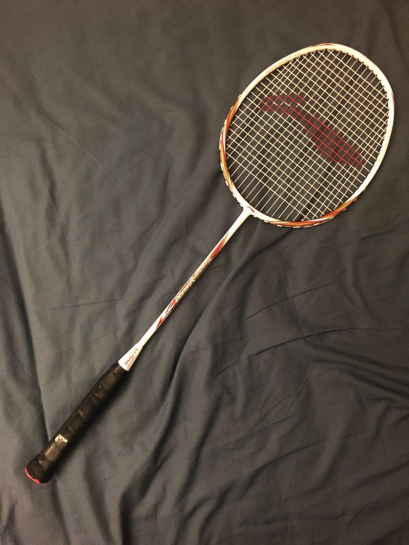 Li Ning Badminton Racket Turbo X 60 II, Sports Equipment, Sports ...